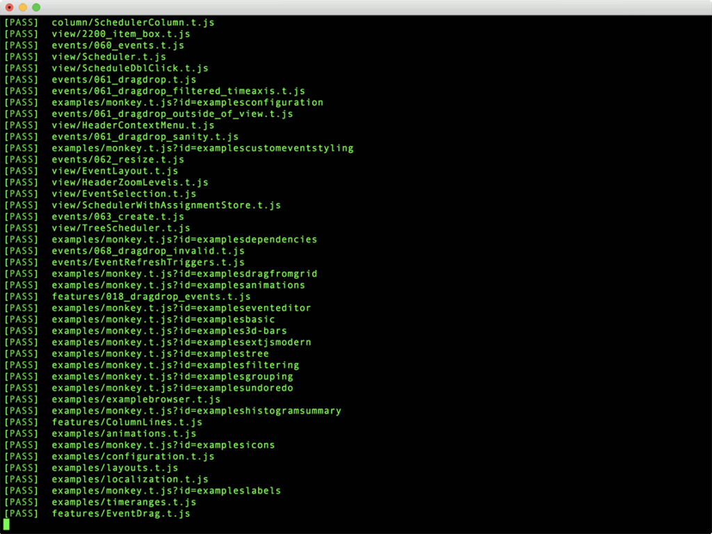 siesta-terminal-8bit | Bryntum